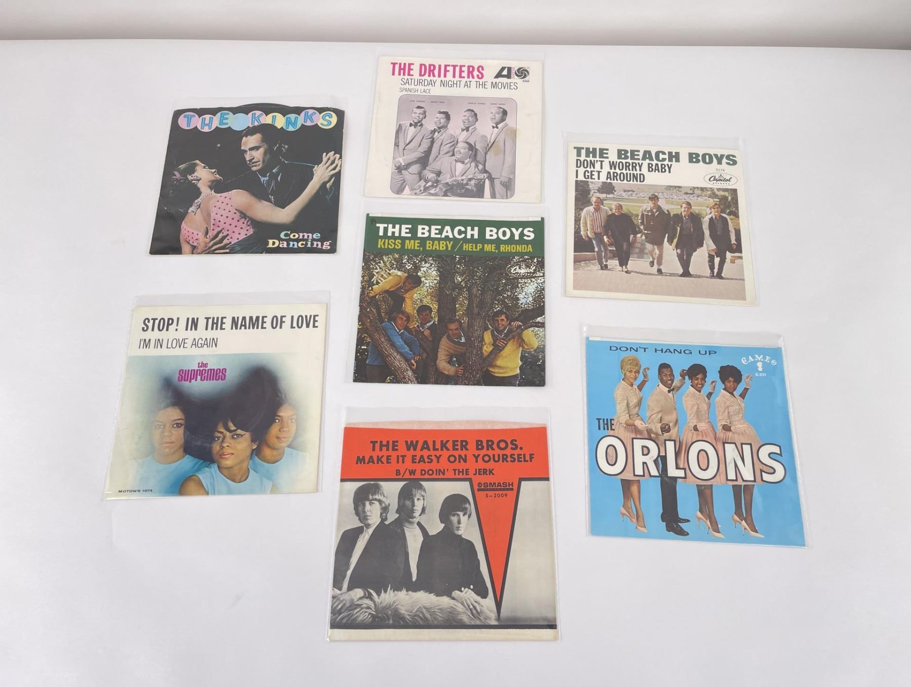 Assorted Classic 45 RPM Record Covers