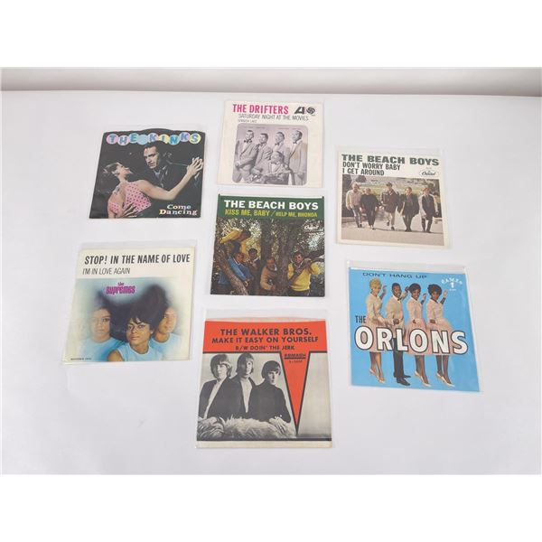 Assorted Classic 45 RPM Record Covers