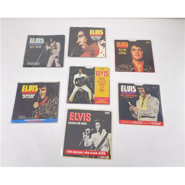 Assorted Elvis Presley 45 RPM Records