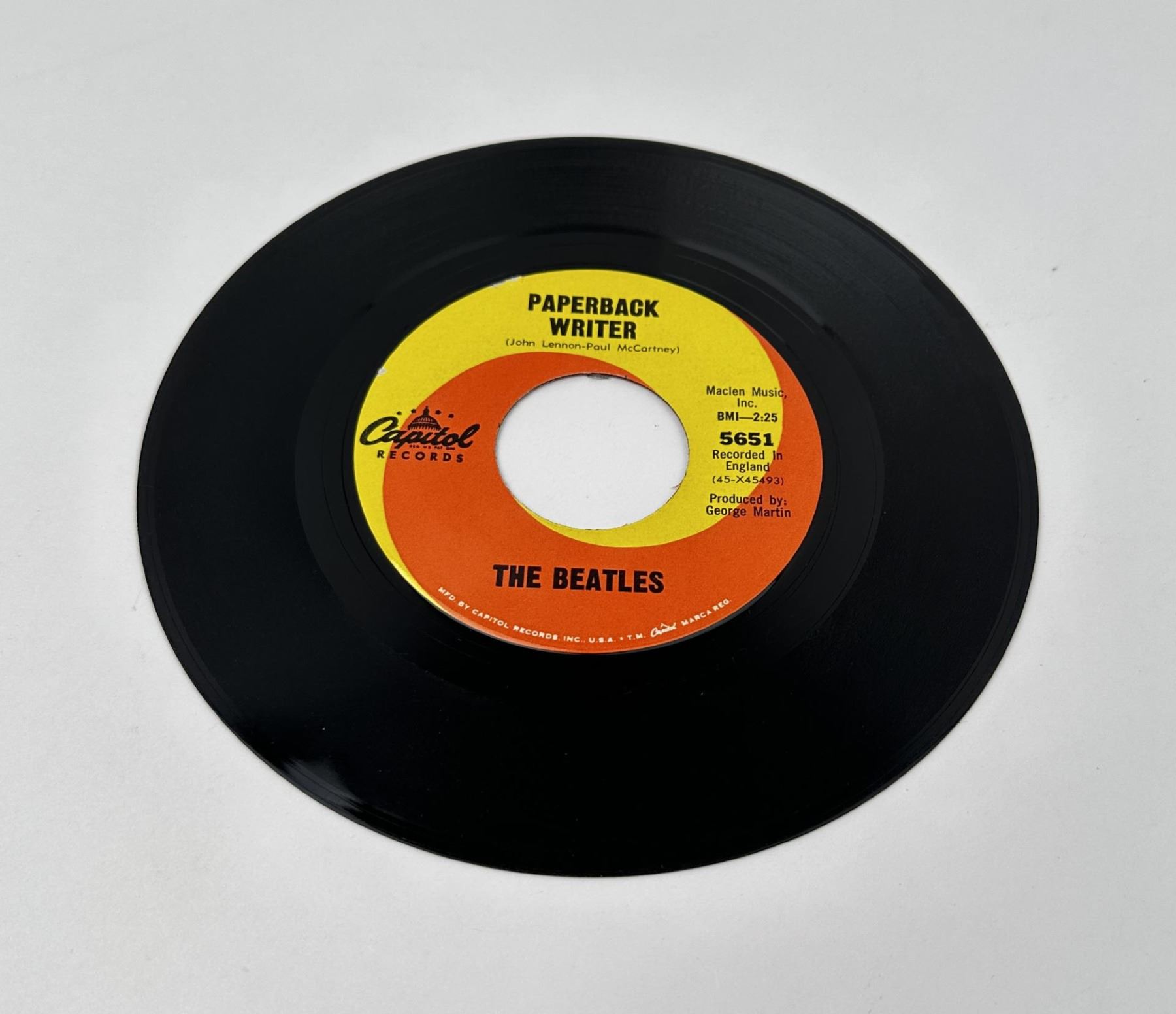 The Beatles 45 RPM Record 5651