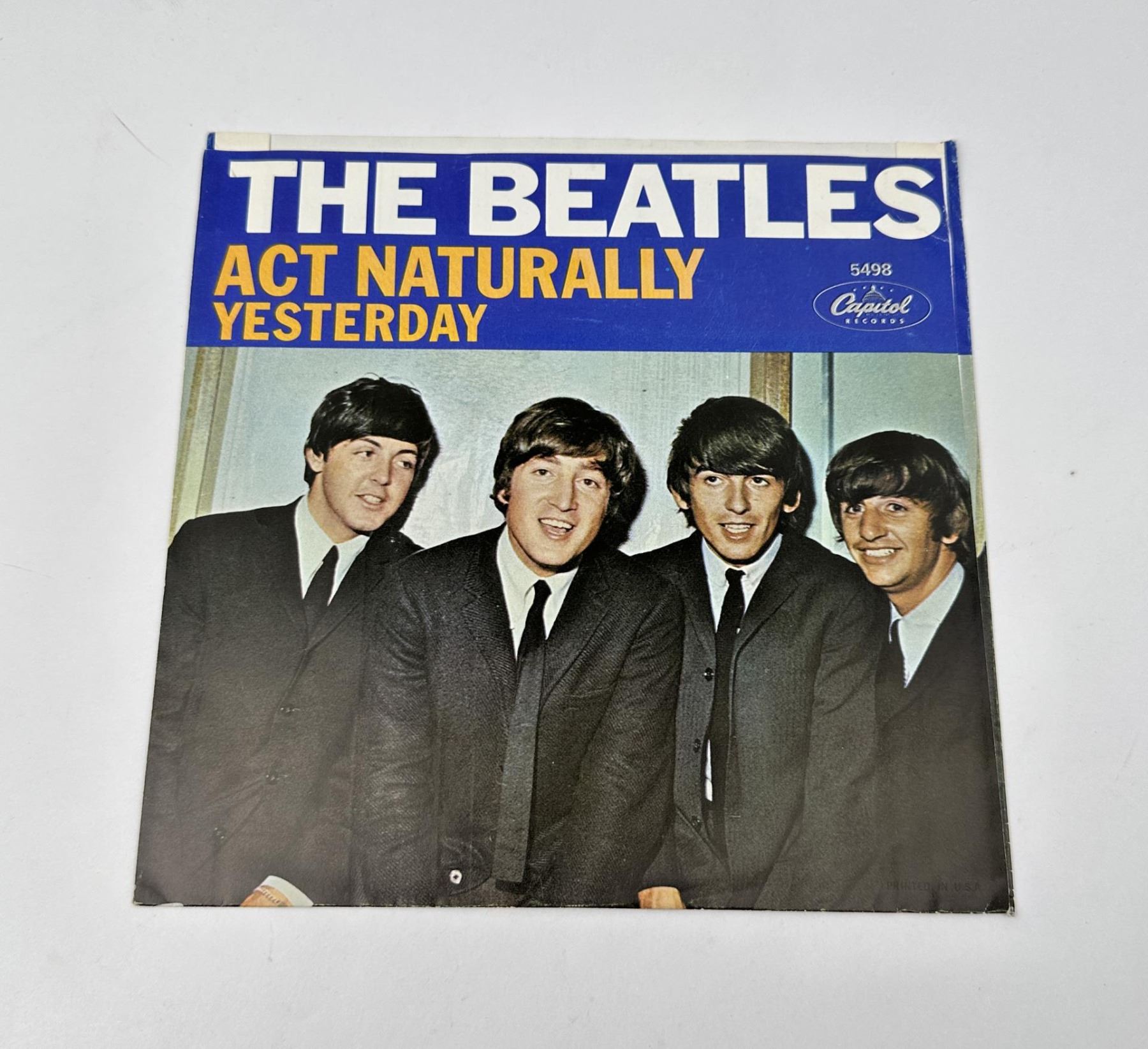 The Beatles 45 RPM Record 5498