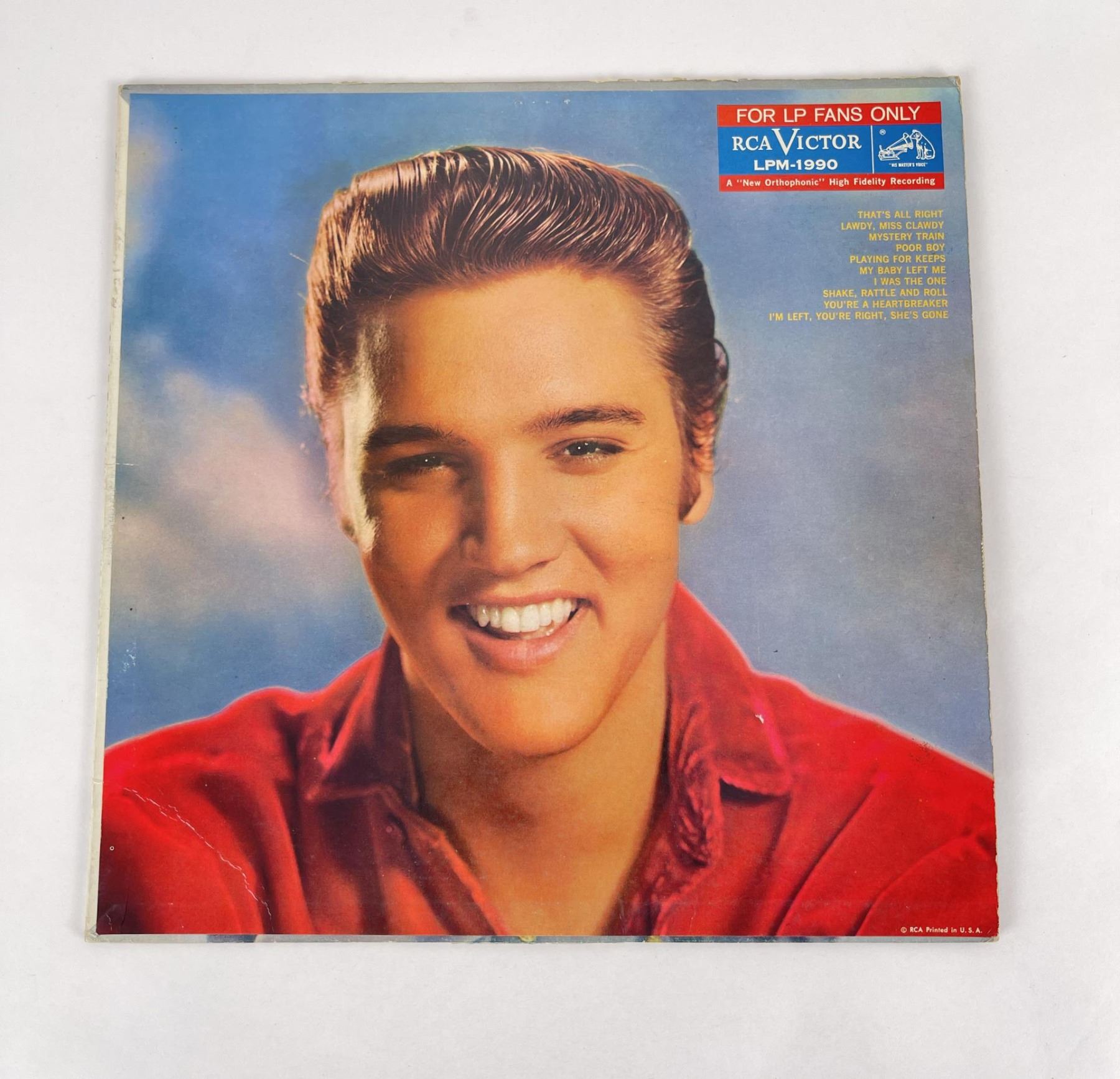 Elvis Presley For LP Fans Only Album LPM 1990