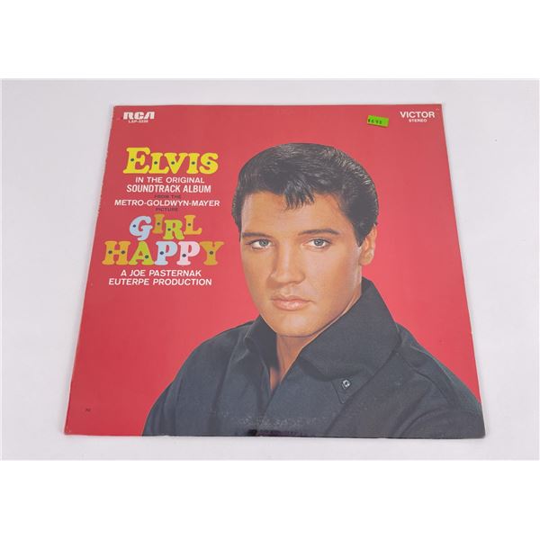 Elvis Presley Girl Happy Record Album Lsp 3338