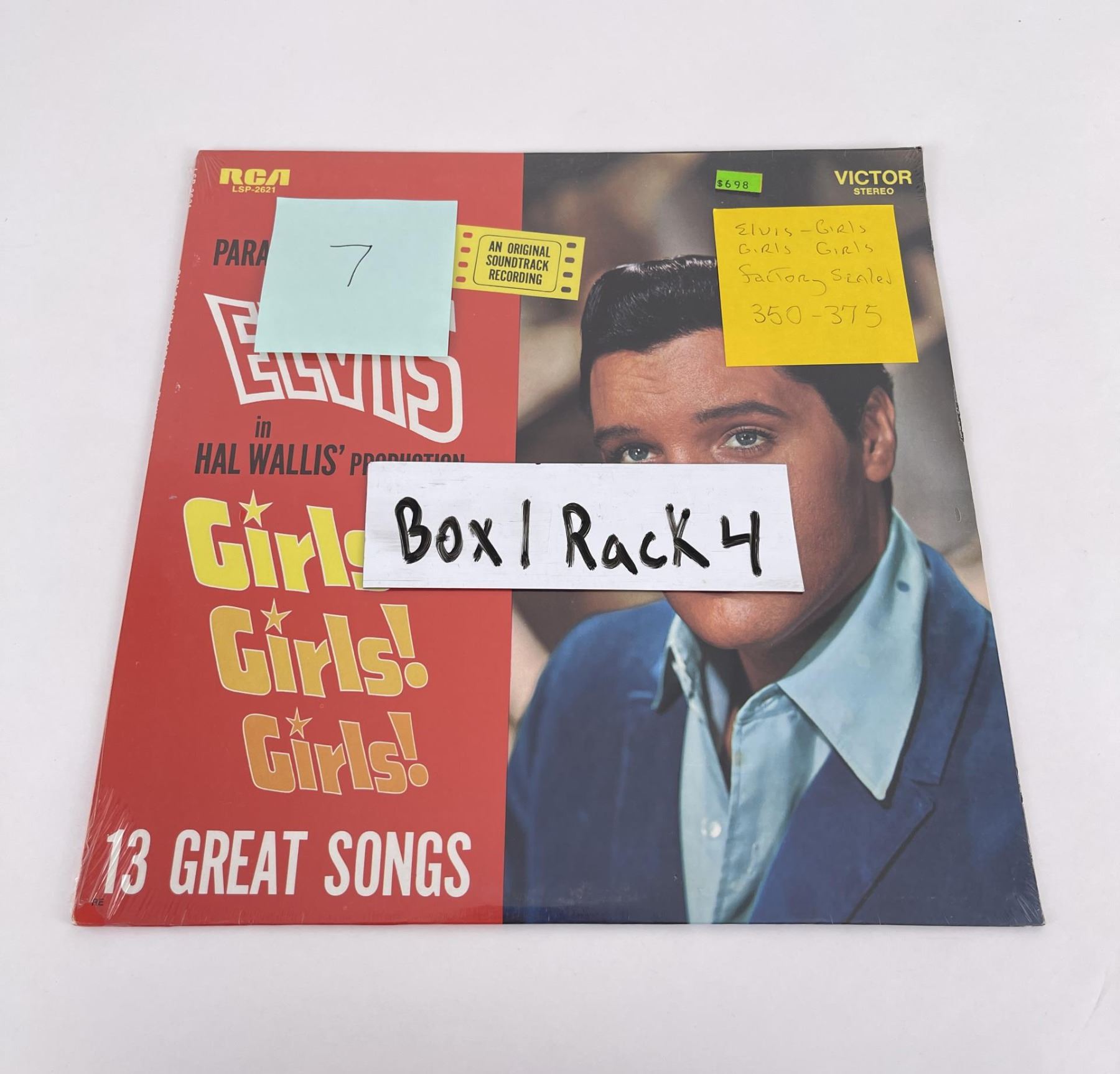 Elvis Presley Girls Girls Girls Album LSP 2621