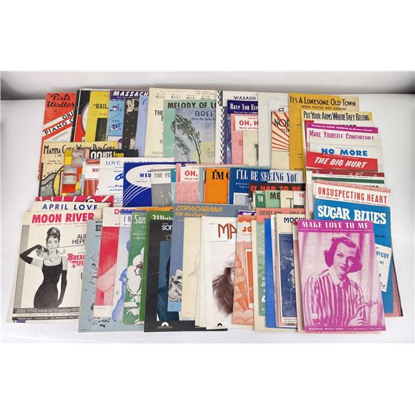 Collection of Antique Sheet Music