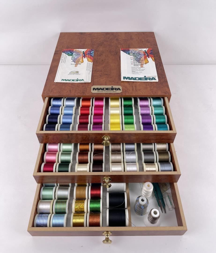 Madeira Thread Chest & Contents