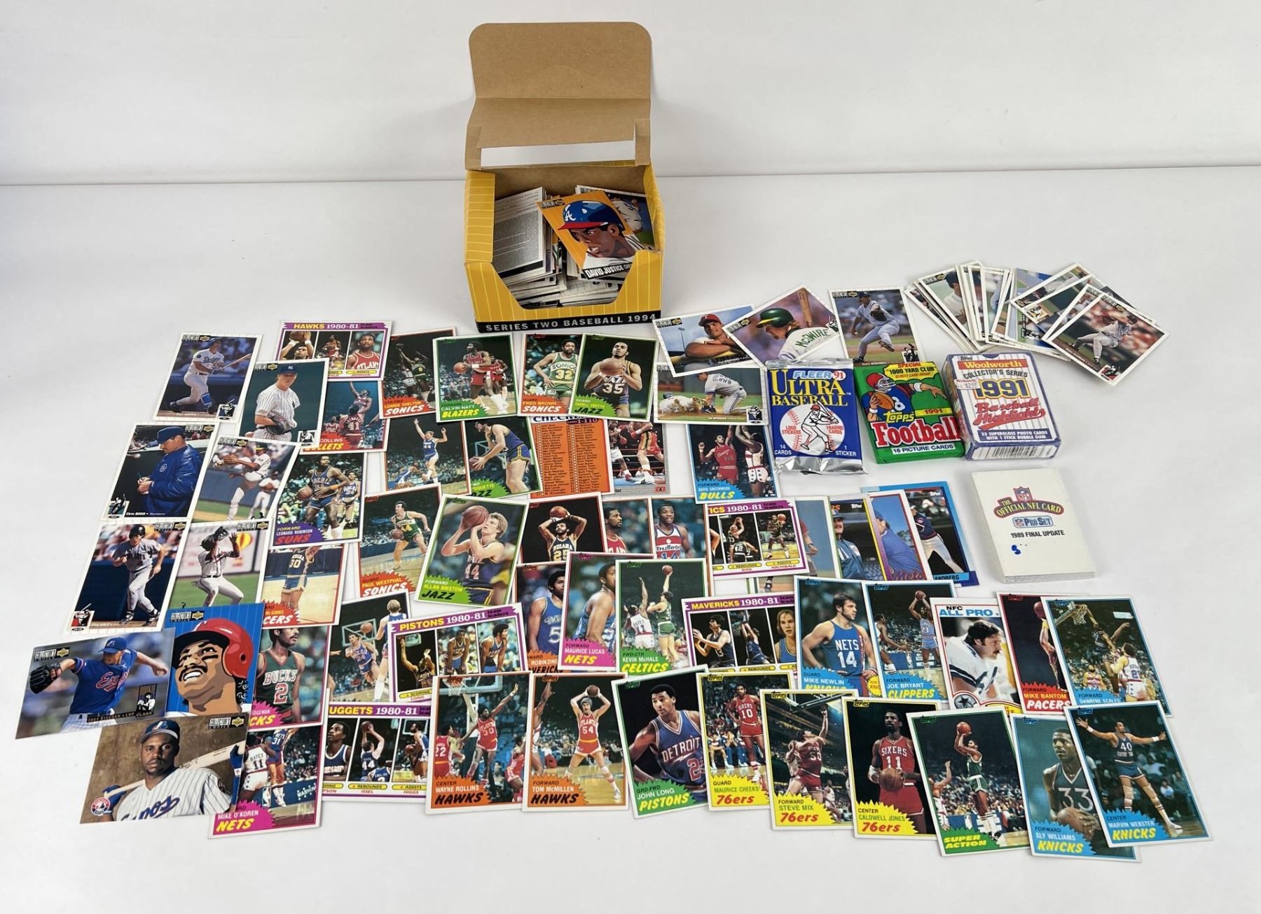 Large Lot Various Sports Collector Cards
