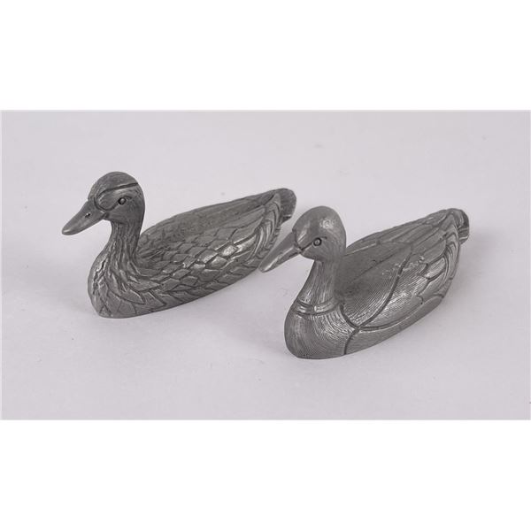 English Pewter Ducks