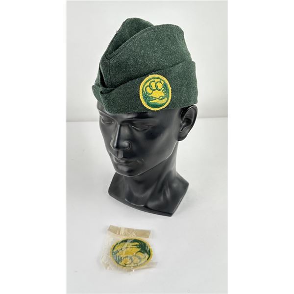 CCC Civilian Conservation Corps Hat and Patch