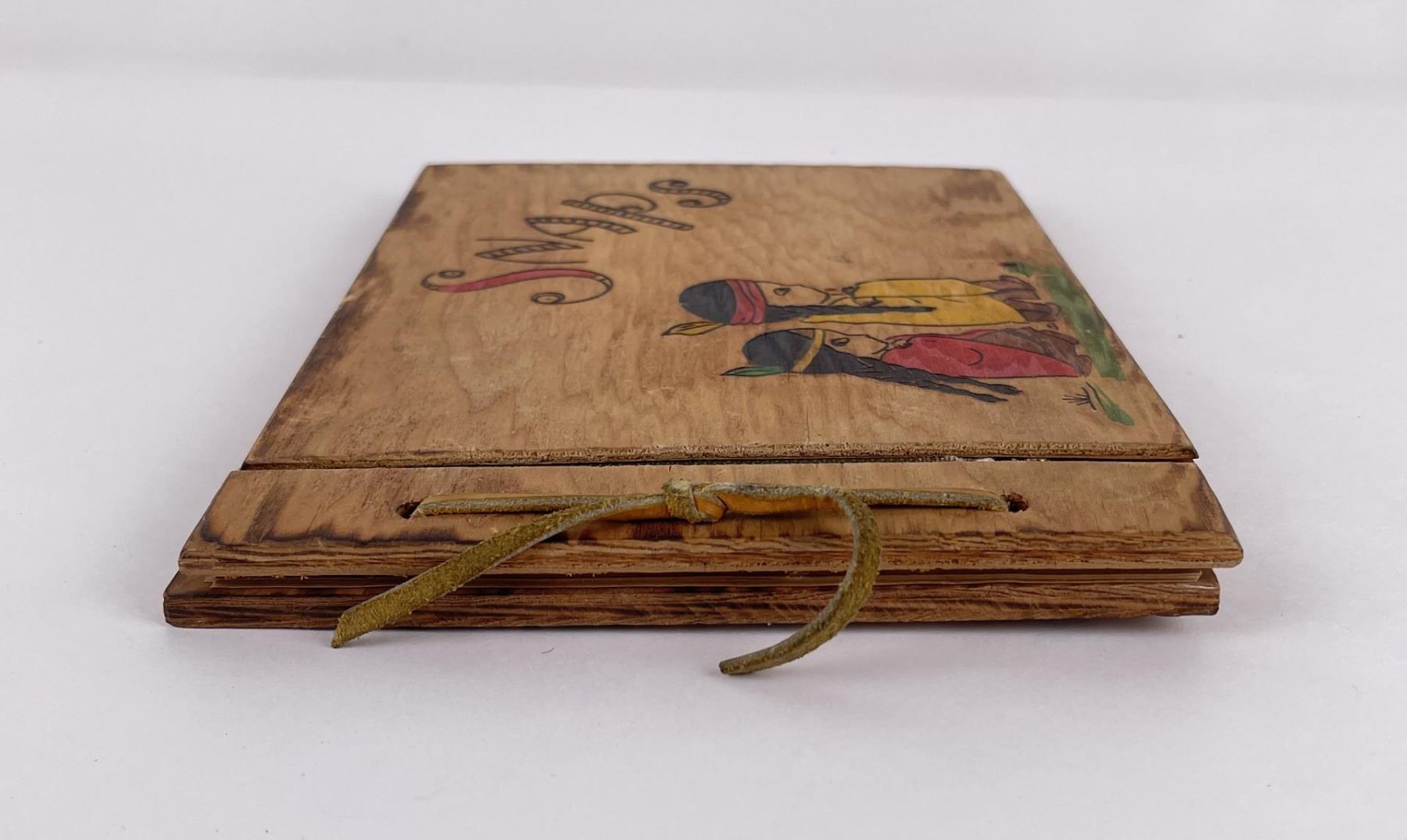 Native American Indian Pyrography Photo Album