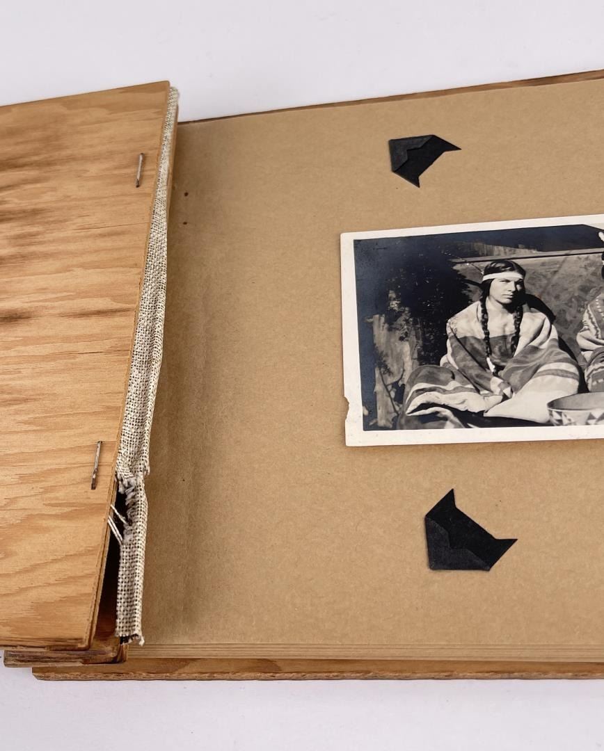 Native American Indian Pyrography Photo Album