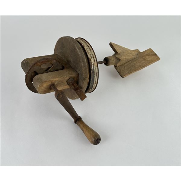 Antique Glass Butter Churn Lid