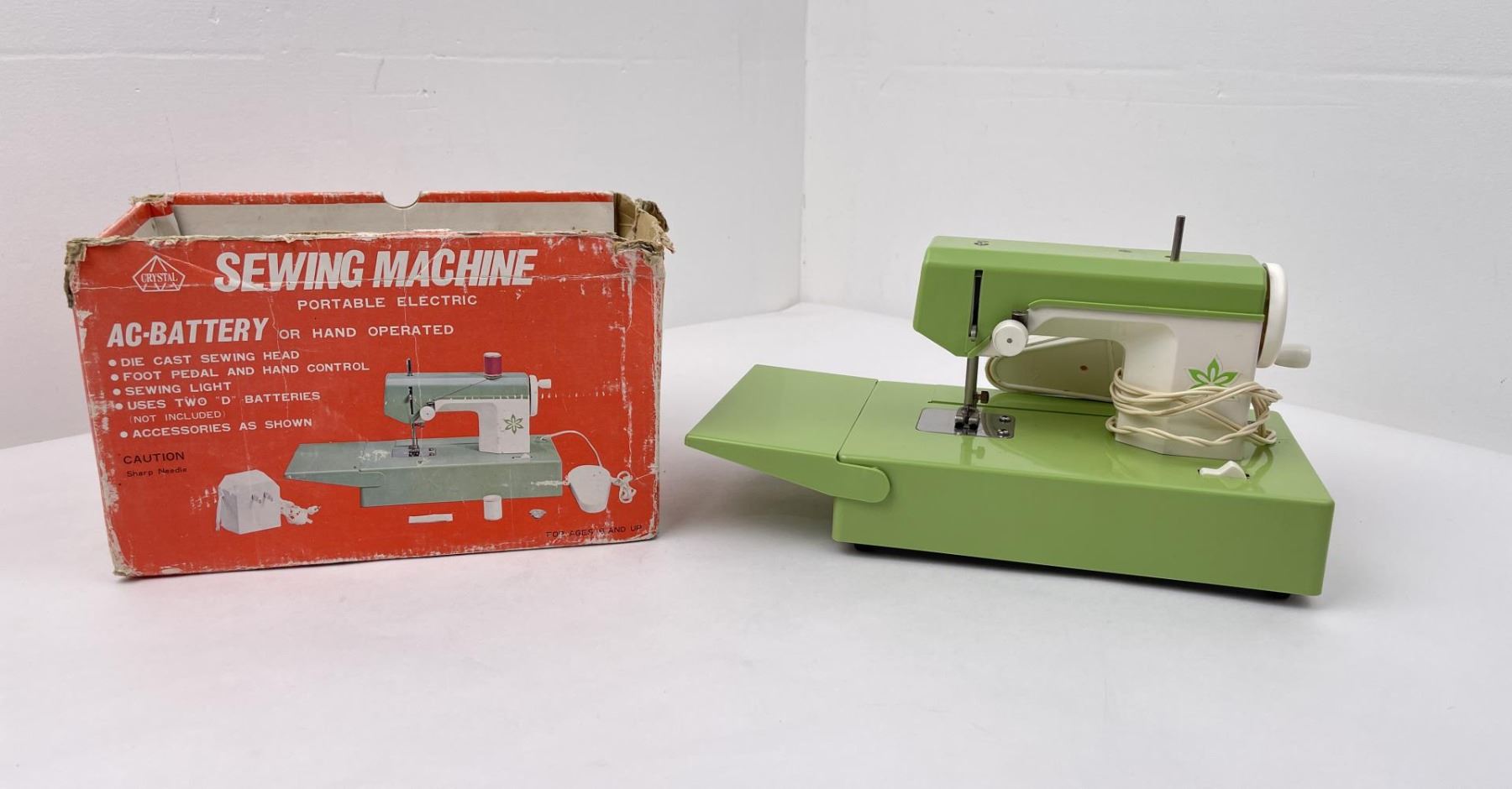 Crystal Portable Electric Toy Sewing Machine