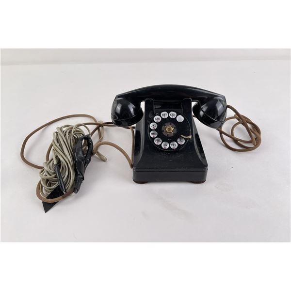Antique Bell System Rotary Dial Desk Telephone
