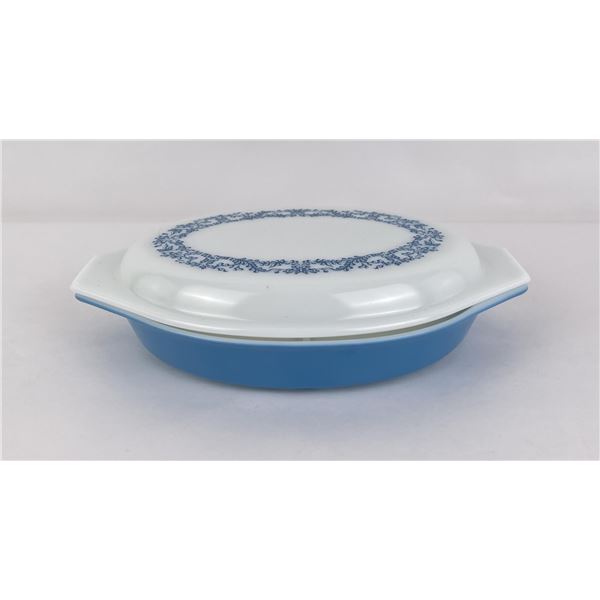 Pyrex Blue Ivy Casserole Divided Dish