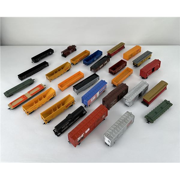 Collection of HO Gauge Train Cars