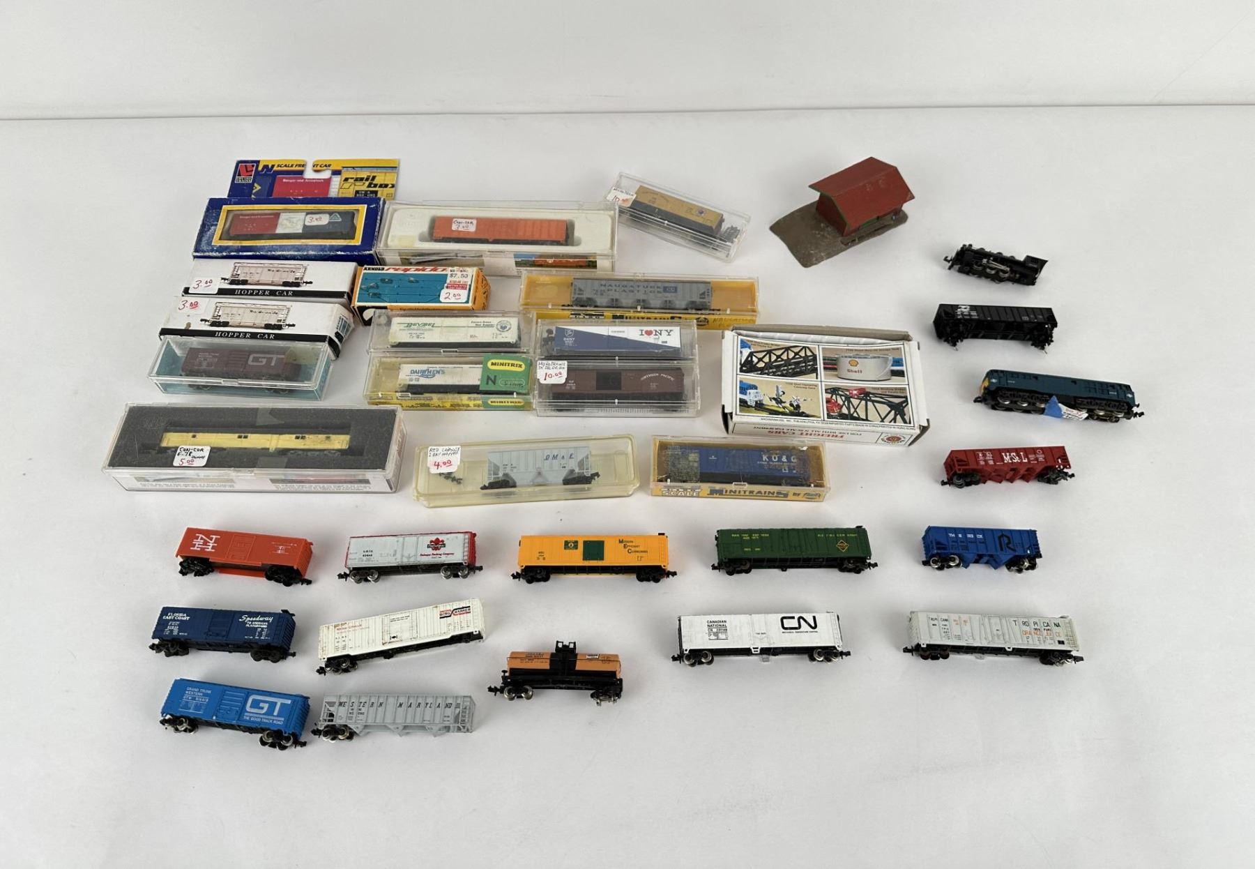 Collection of N Scale Trains