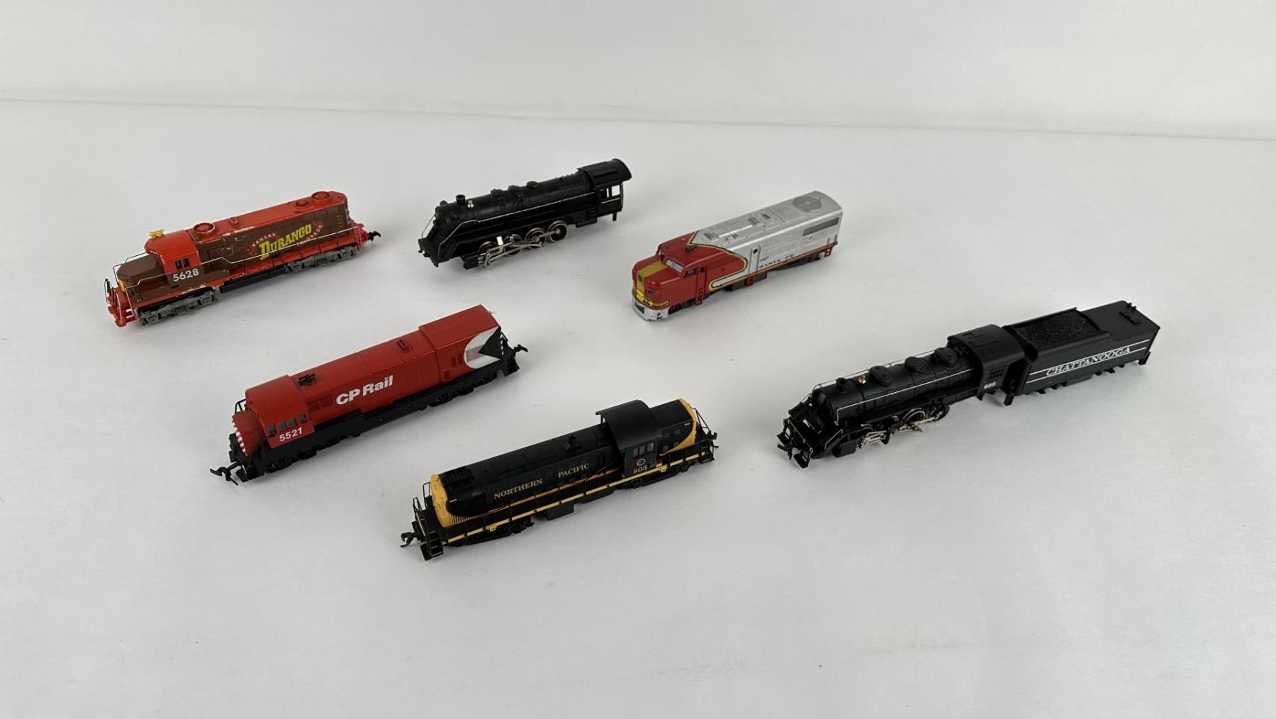 Collection of HO Scale Train Engines