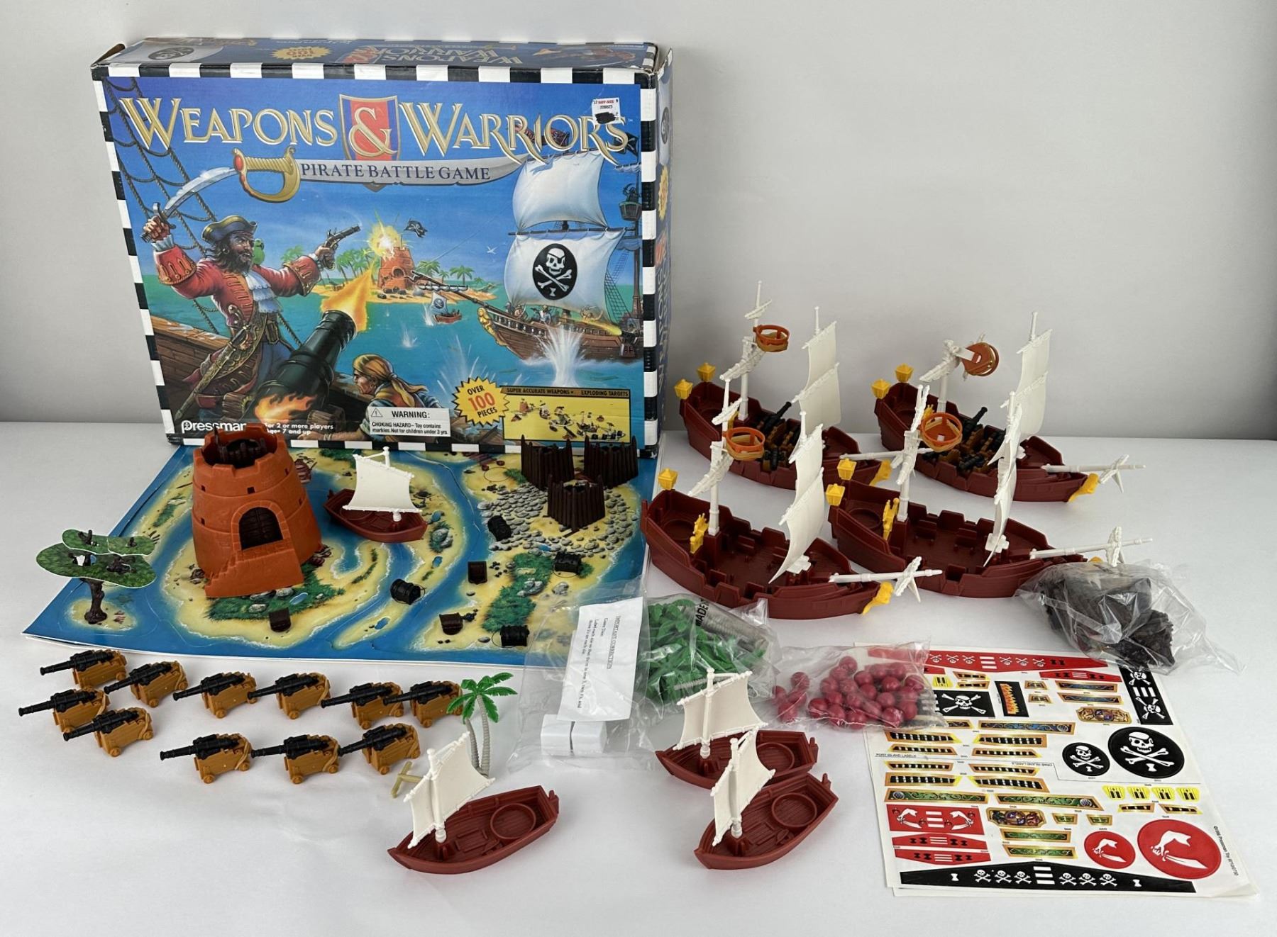 Weapons & Warriors Pirate Battle Board Game