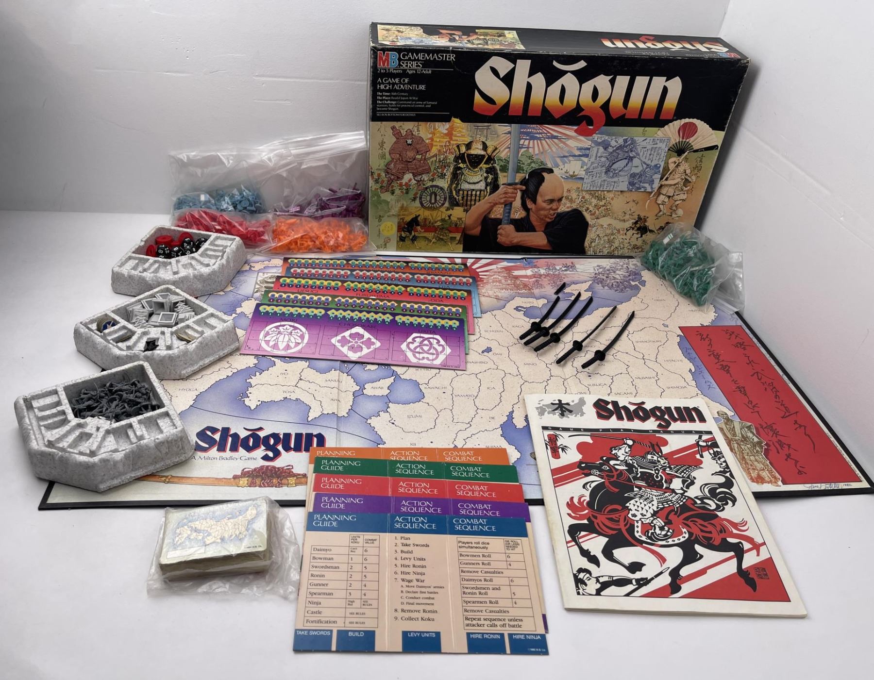 Shogun Milton Bradley Board Game