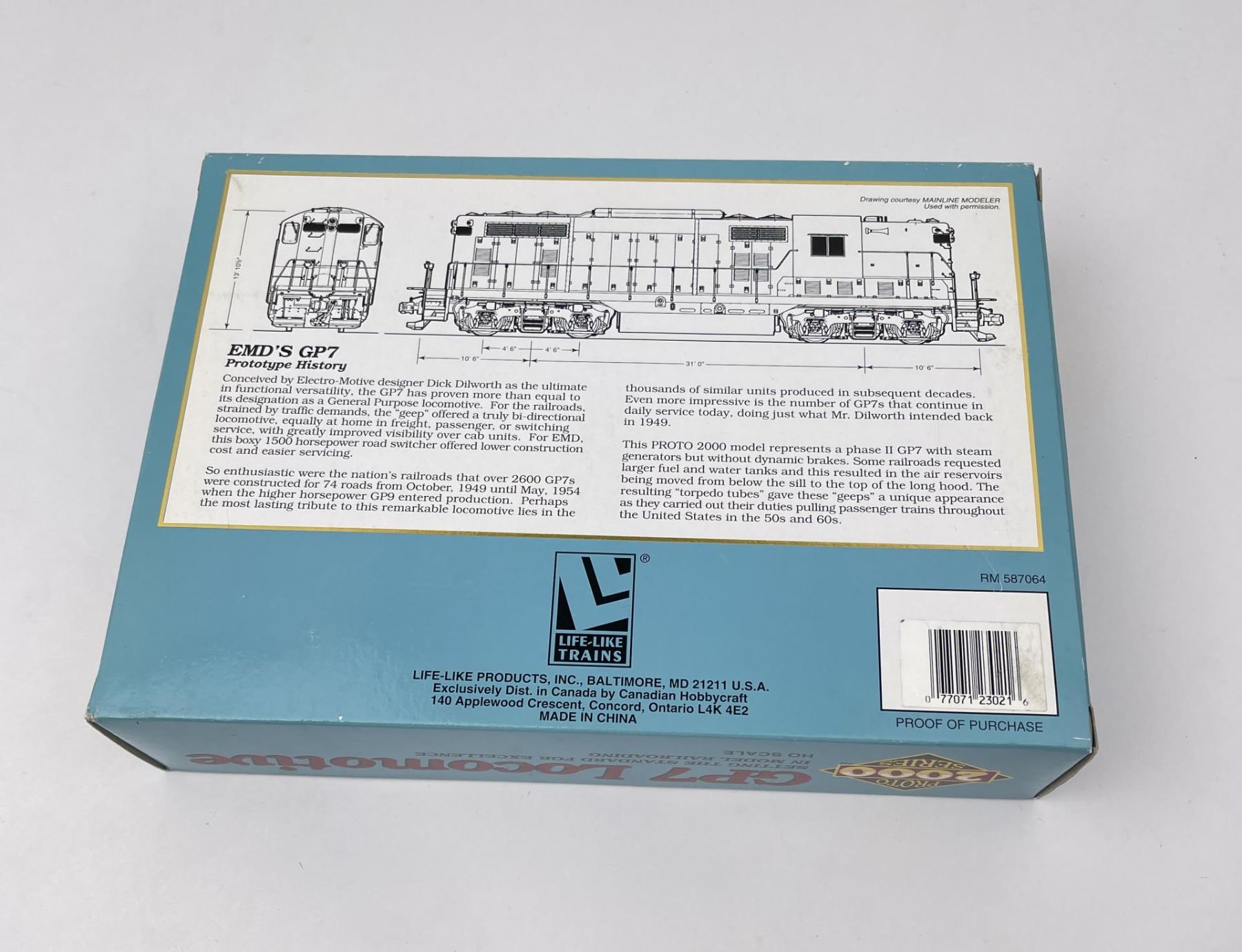 Proto 2000 GP7 Locomotive 23021