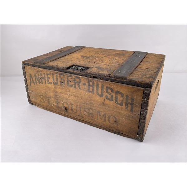 Antique Anheuser Busch Railroad Shipping Crate