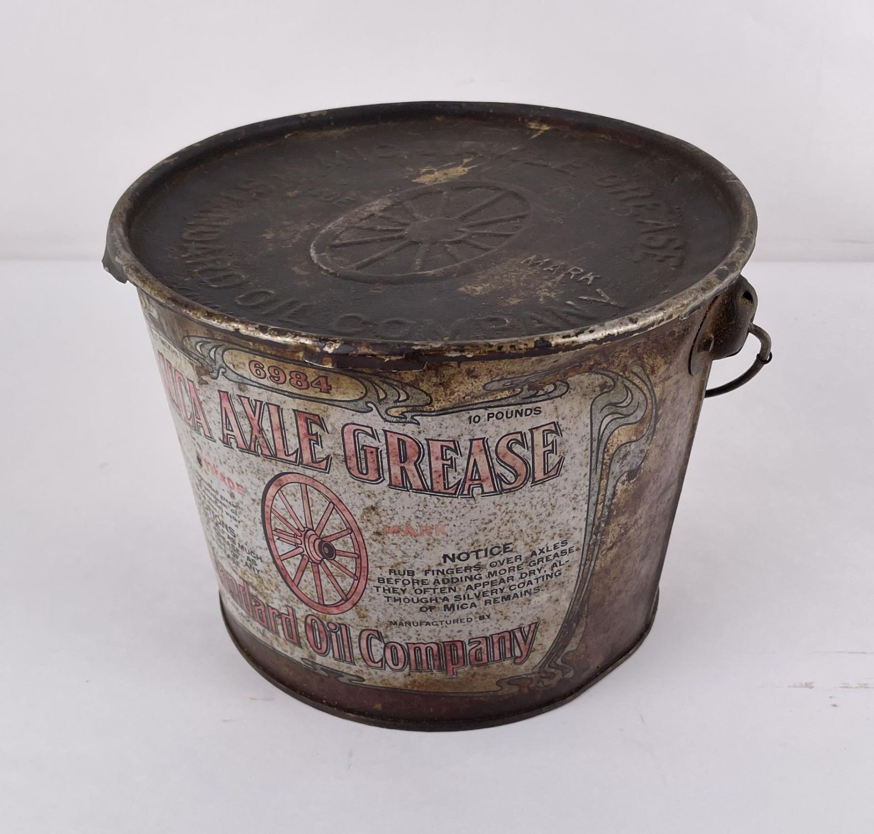 Standard Oil Co Mica Axle Grease Tin
