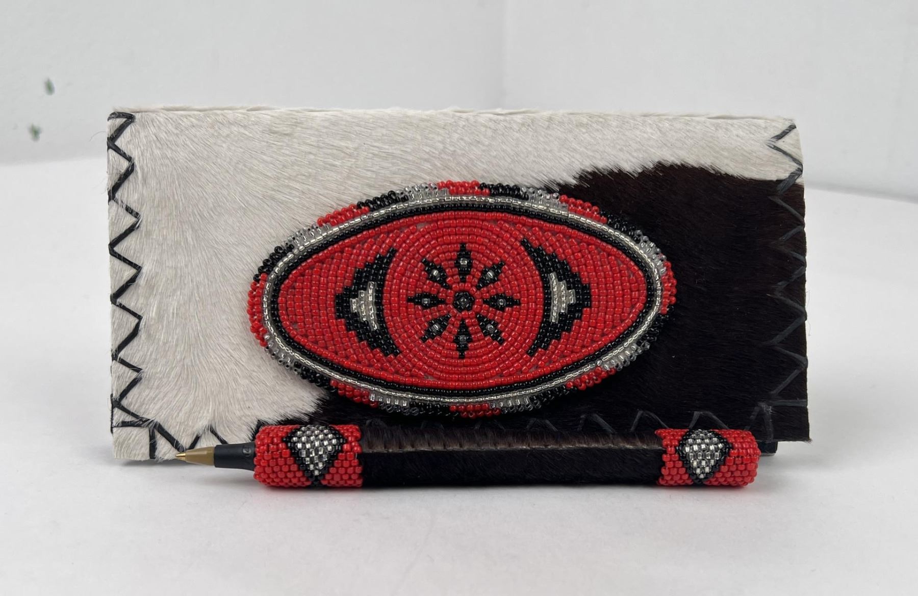 Montana Indian Beaded Checkbook Cover
