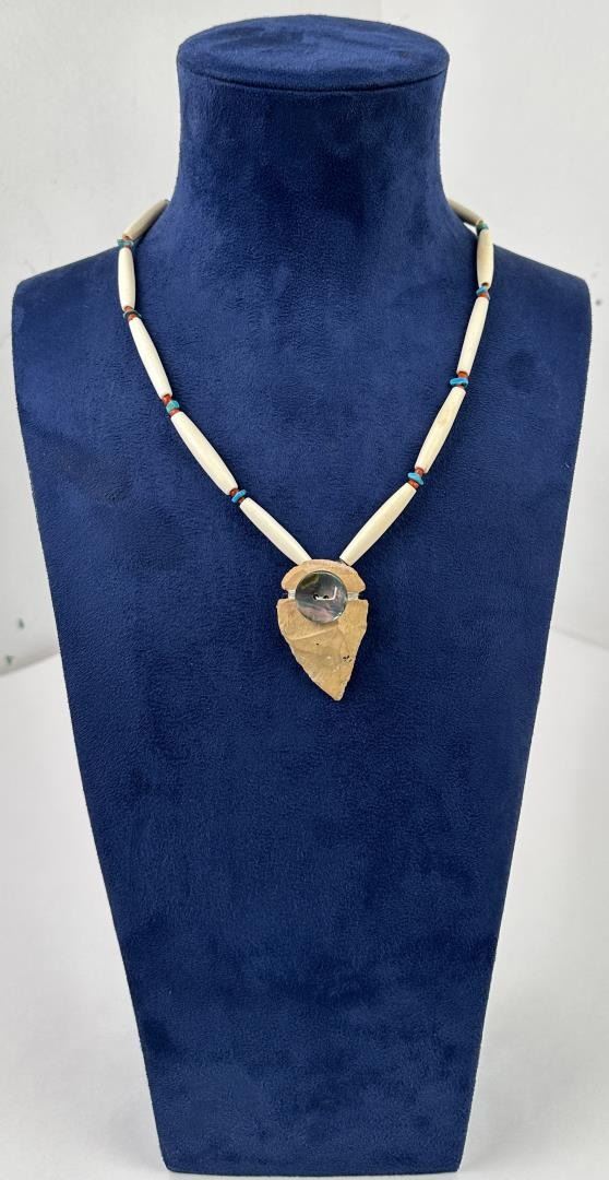 Plains Indian Bone Hairpipe Necklace