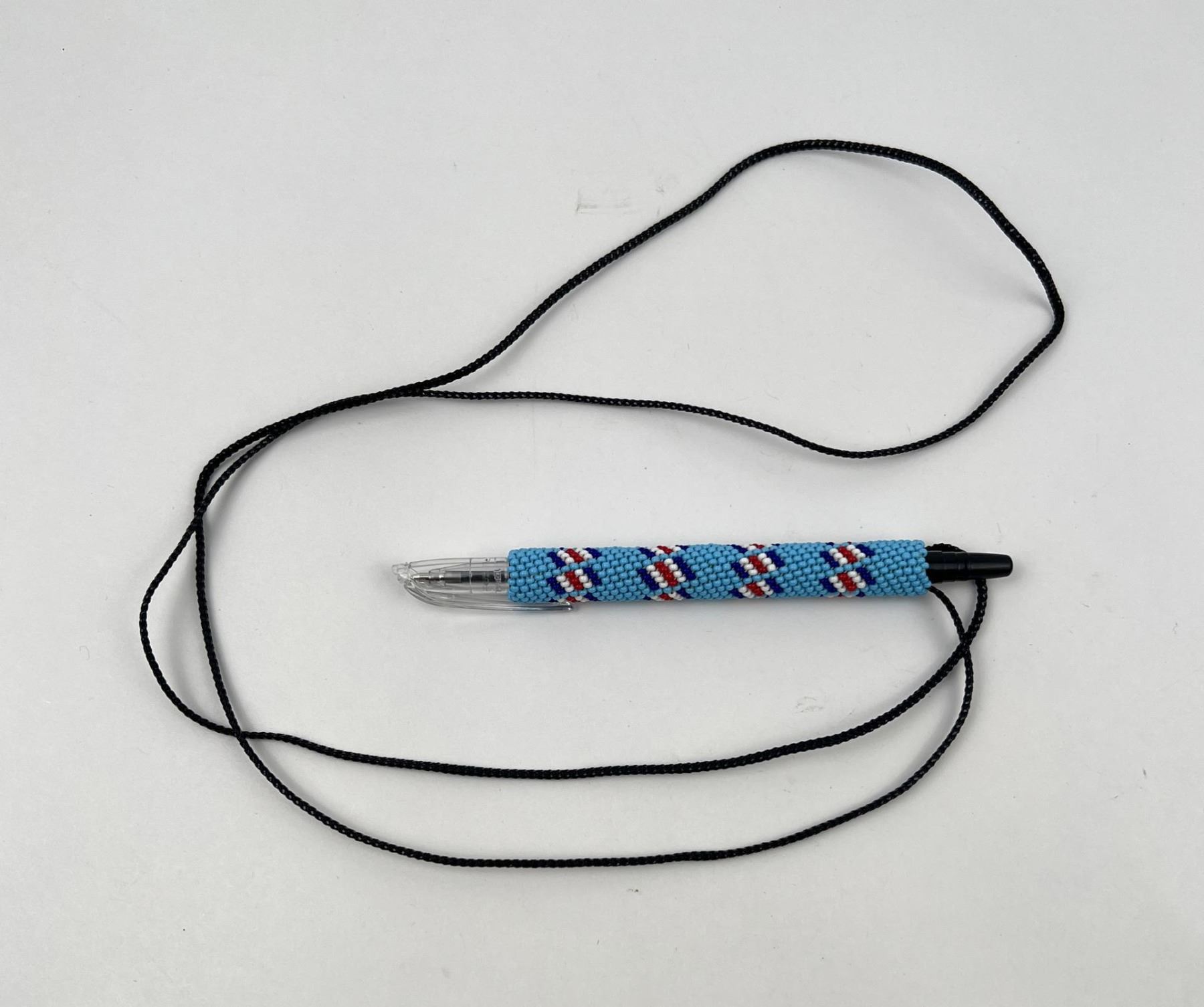 Native American Indian Beaded Pen Holder