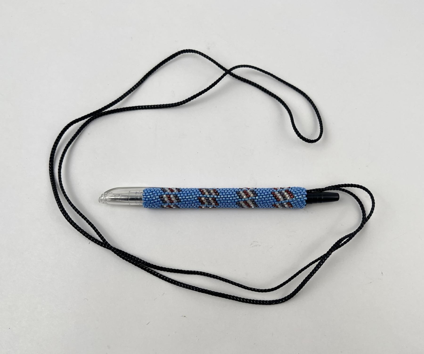 Native American Indian Beaded Pen Holder
