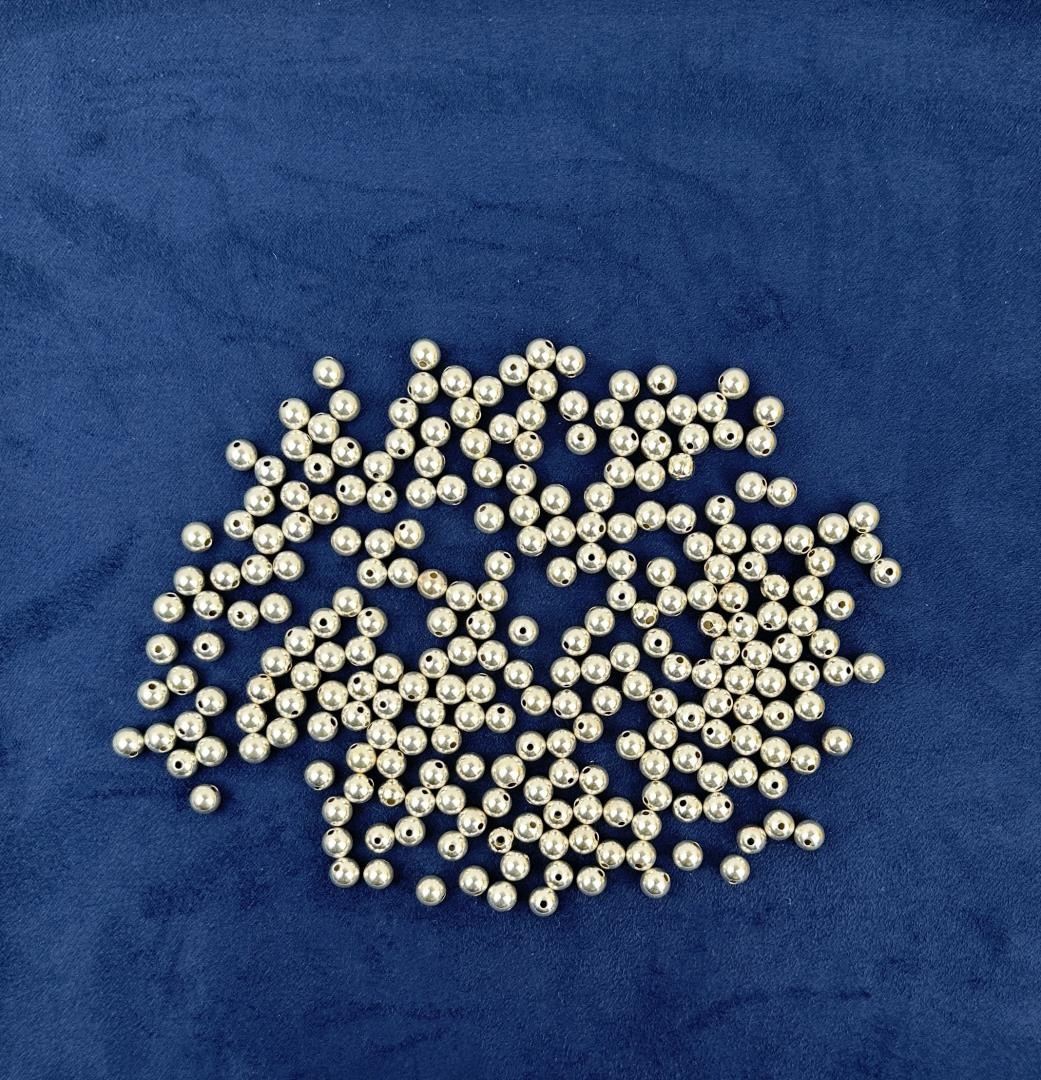 Navajo Sterling Silver Bench Beads