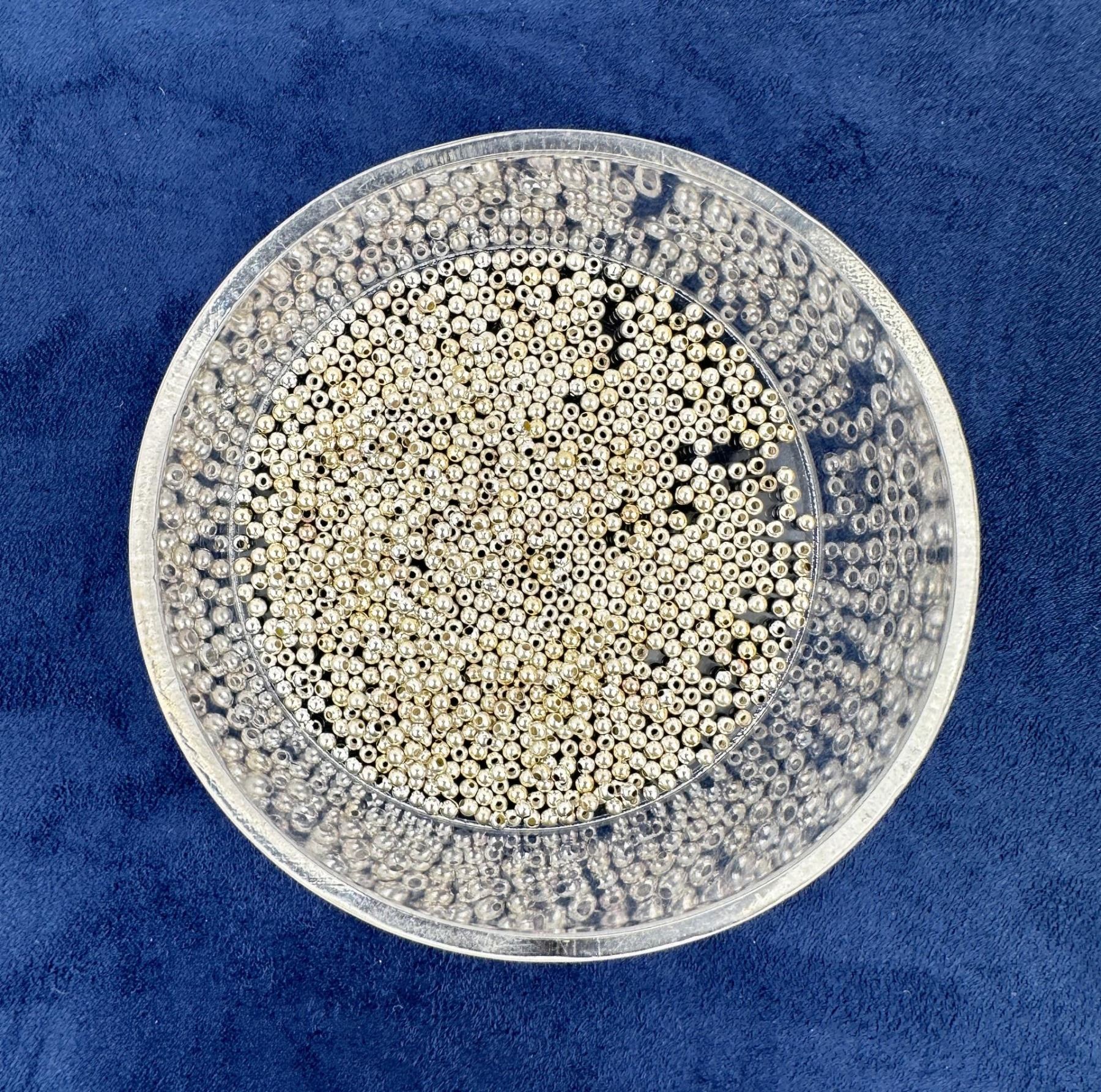 Navajo Sterling Silver Bench Beads