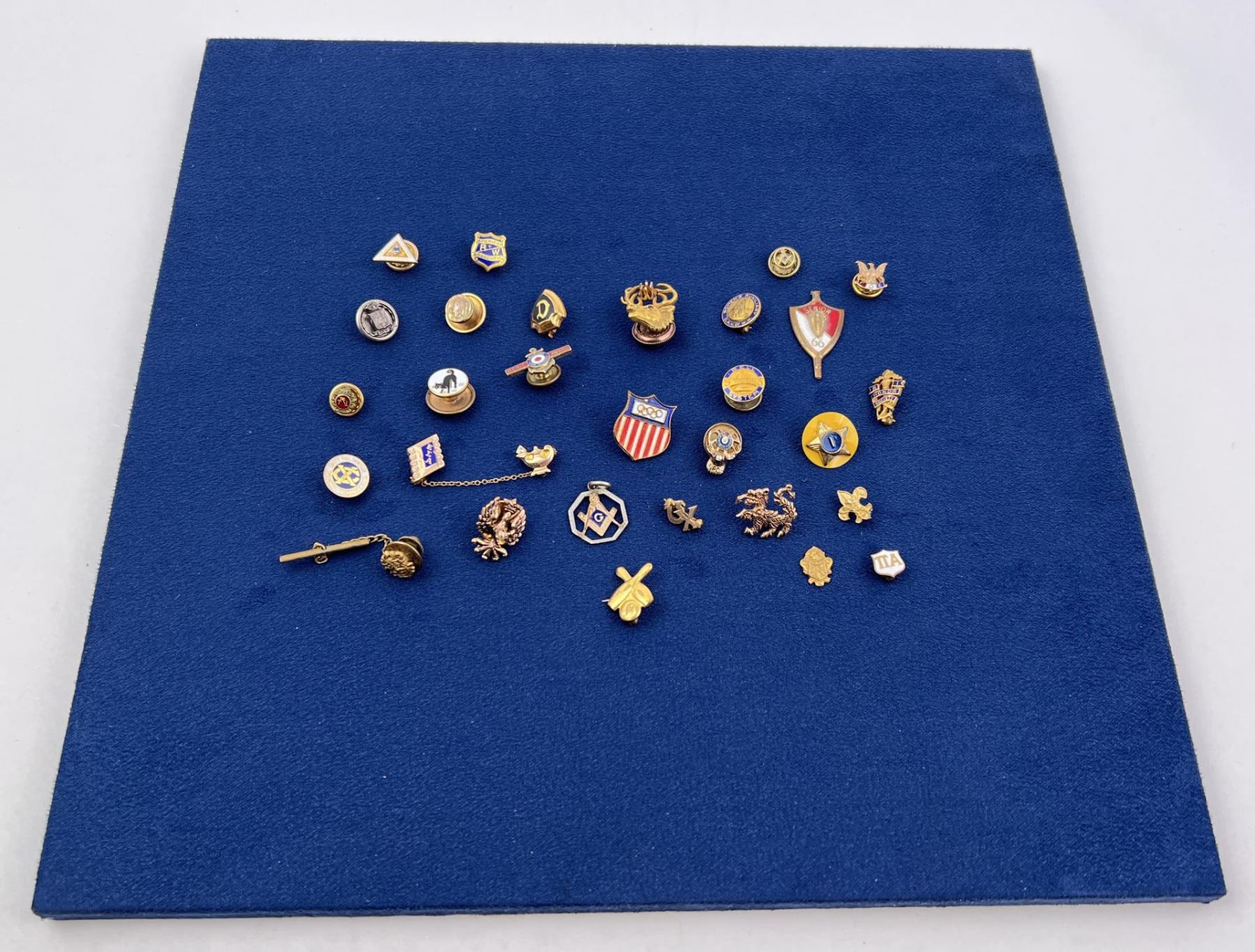 Group of Antique Fraternal Pins