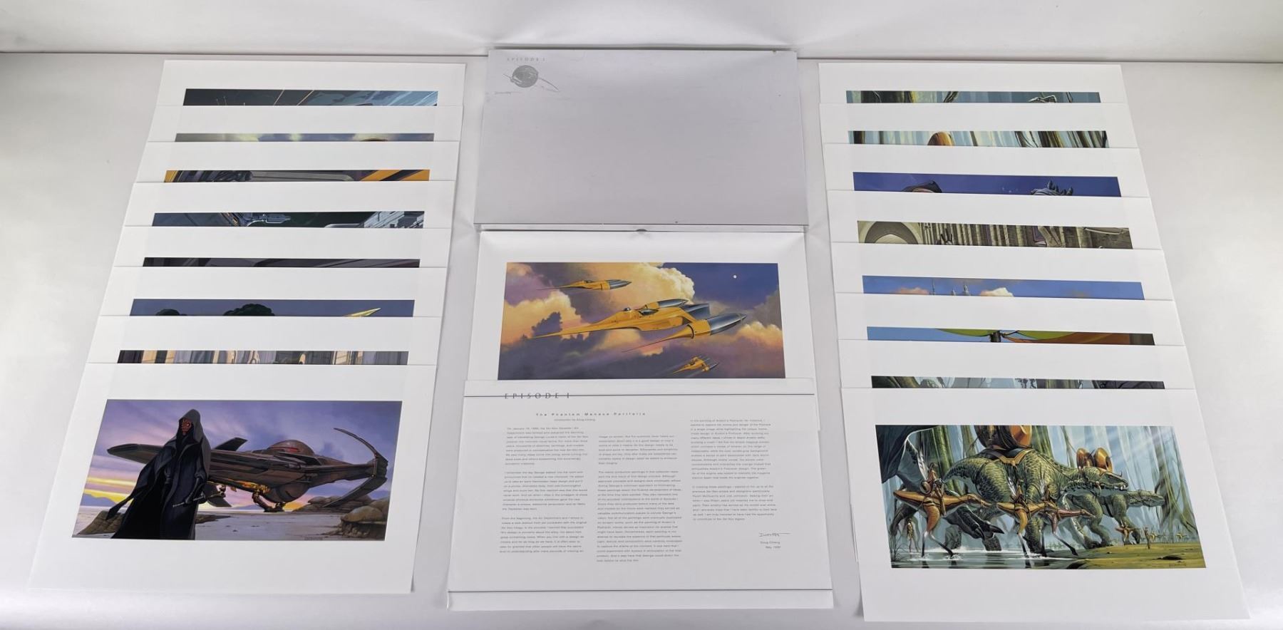 Star Wars Episode 1 Doug Chiang Lithograph Set