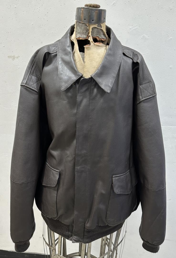 Airborne Leather Pilot Flight Jacket
