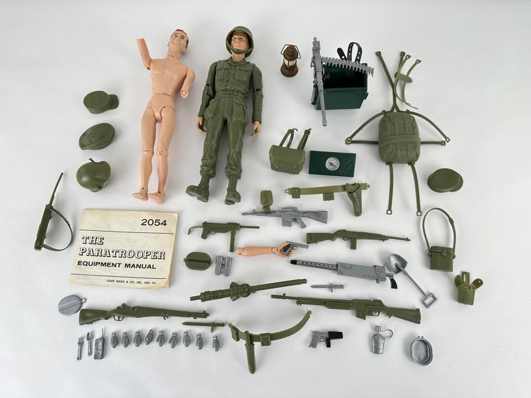 Louis Marx Paratrooper Action Figure