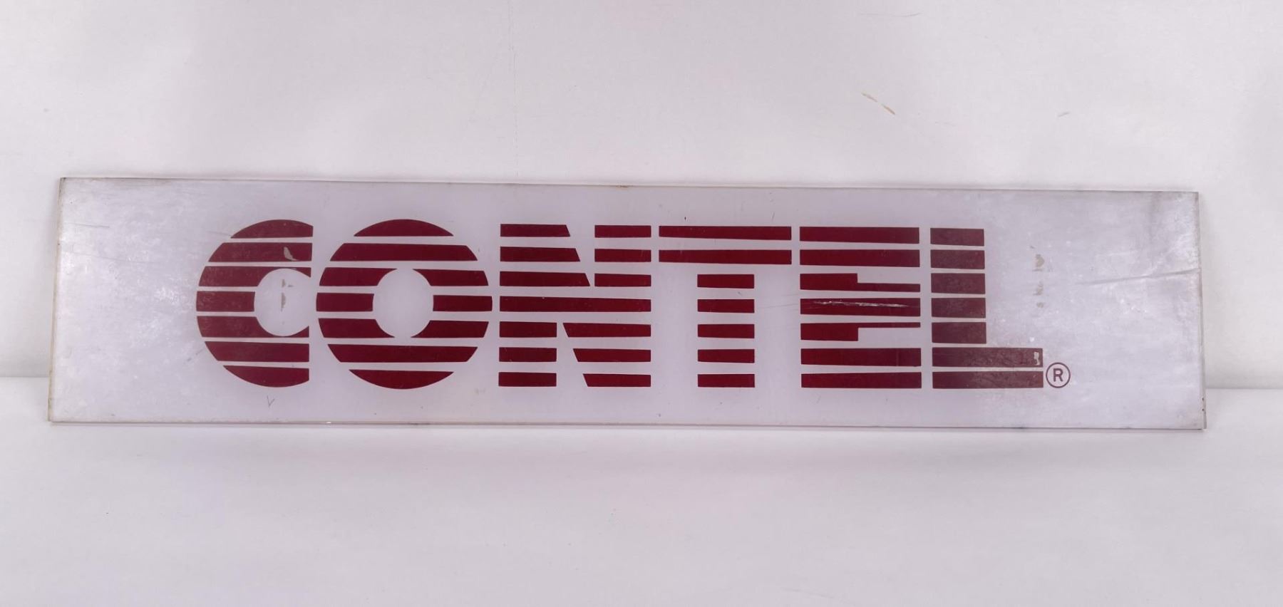 Contel Telephone Booth Sign