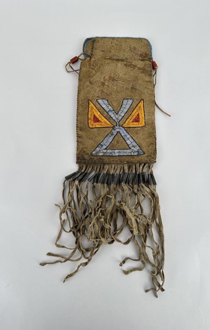 Antique Plains Indian Quilled Pipe Bag