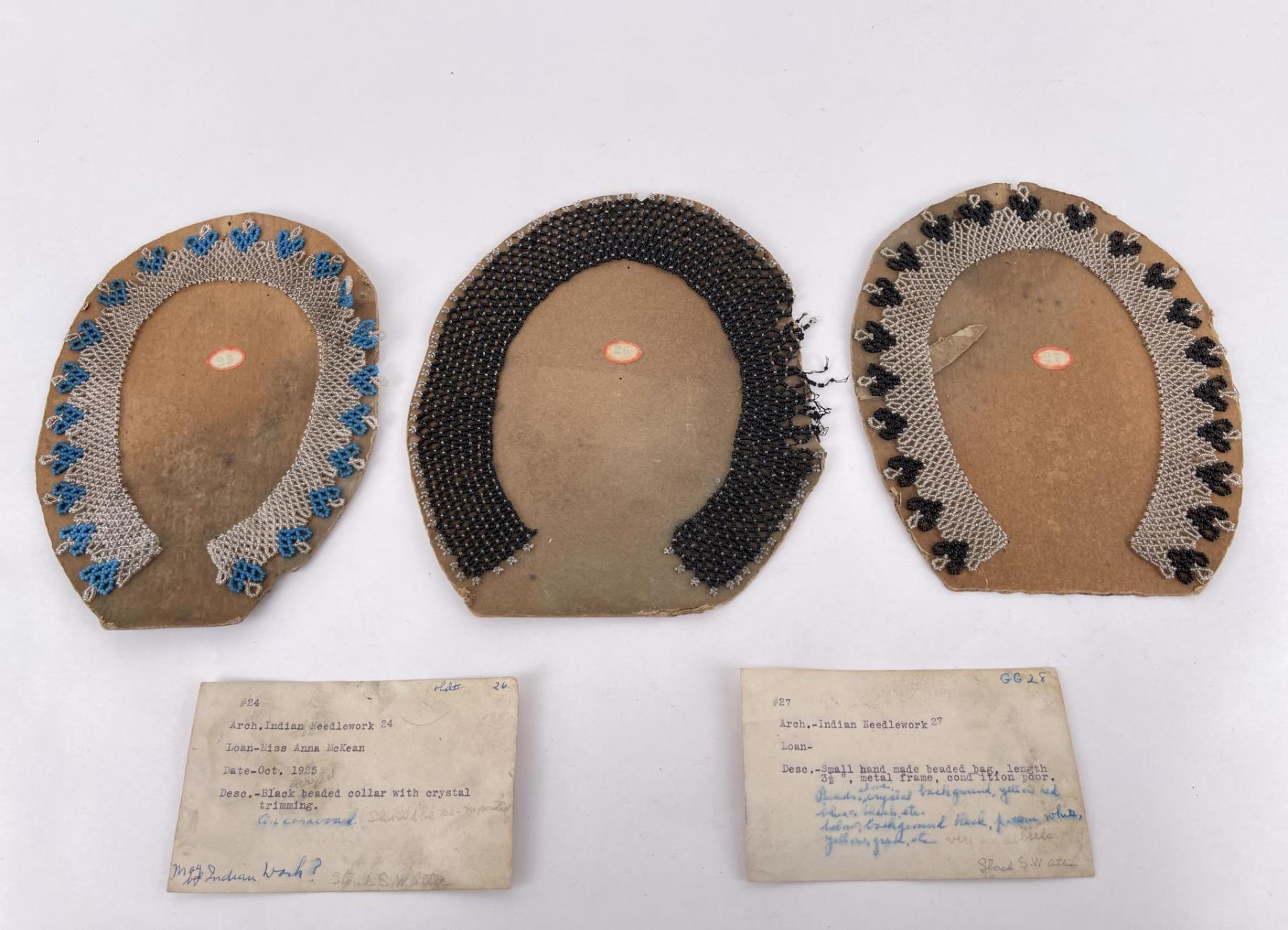 Antique Native American Indian Beaded Collars