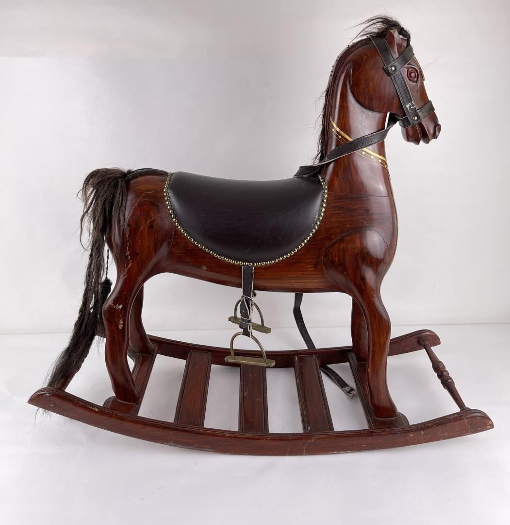 Victorian Wood Rocking Horse