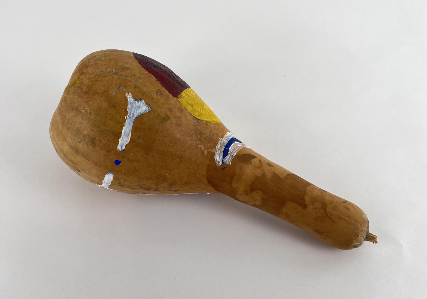 Hopi Indian Painted Gourd Rattle