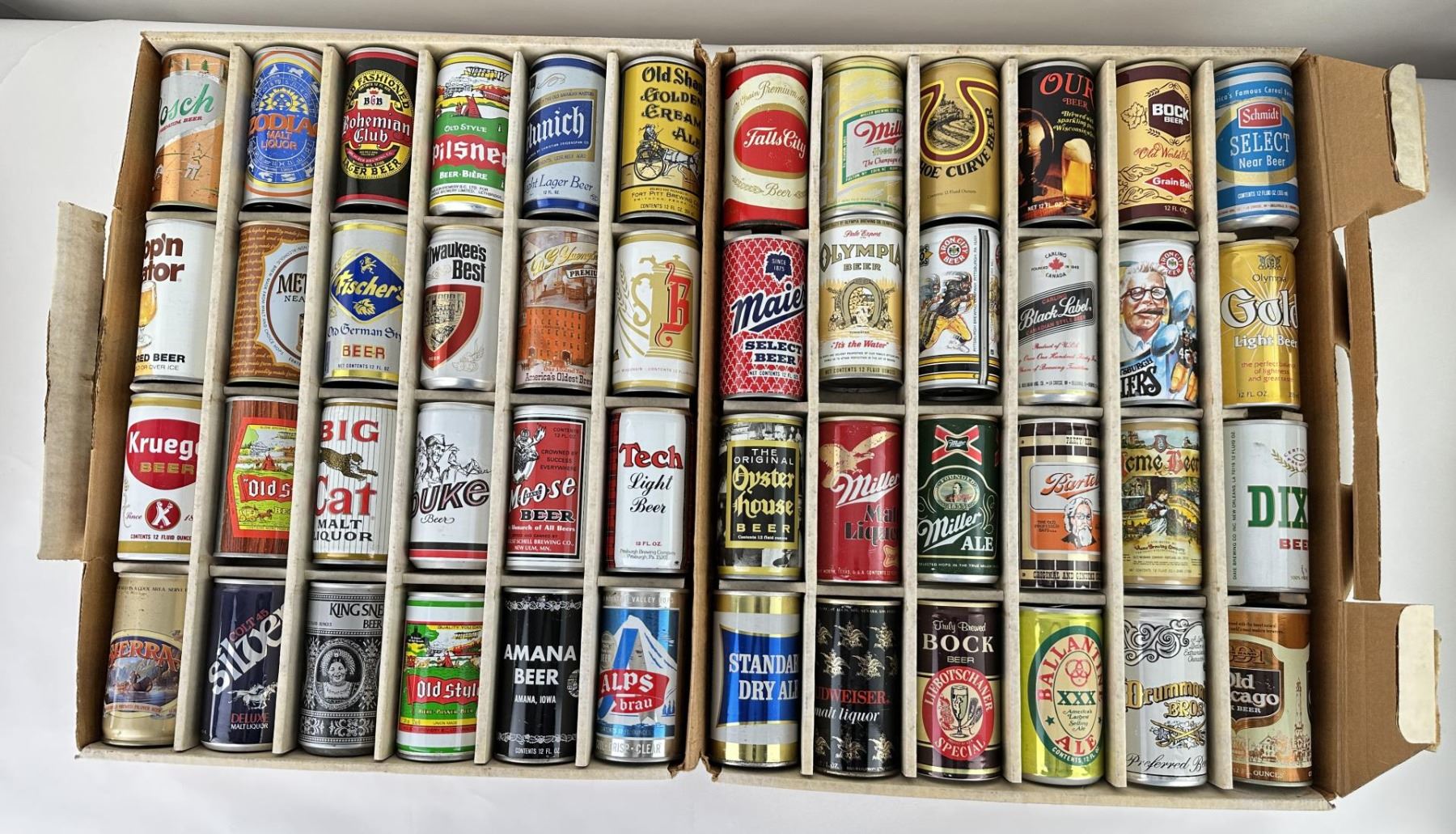 Collection of Vintage Beer Cans