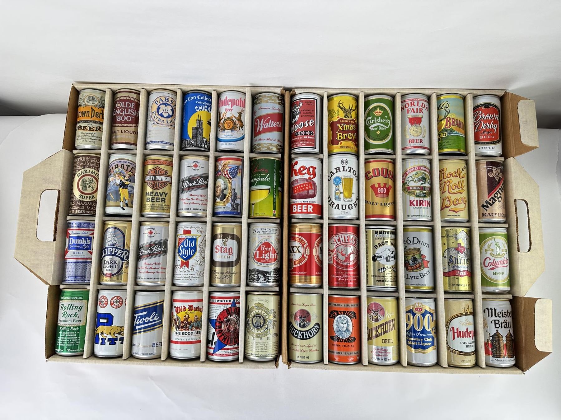 Collection of Vintage Beer Cans