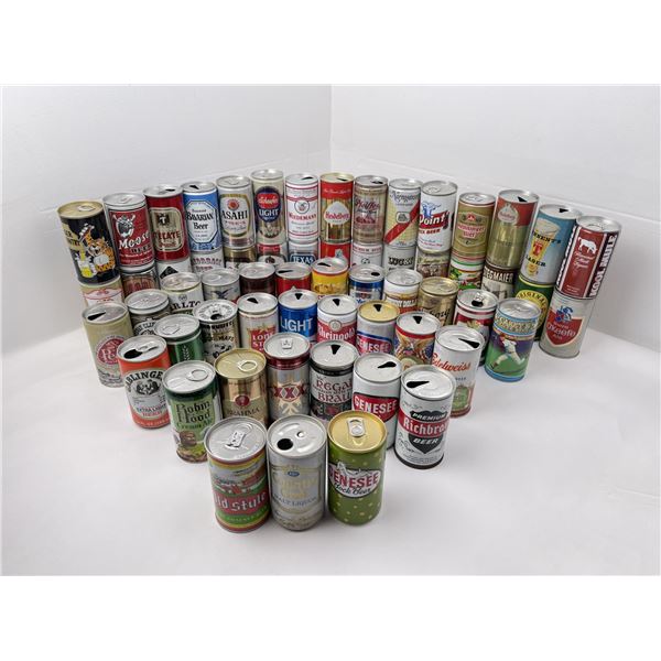 Collection of Vintage Beer Cans