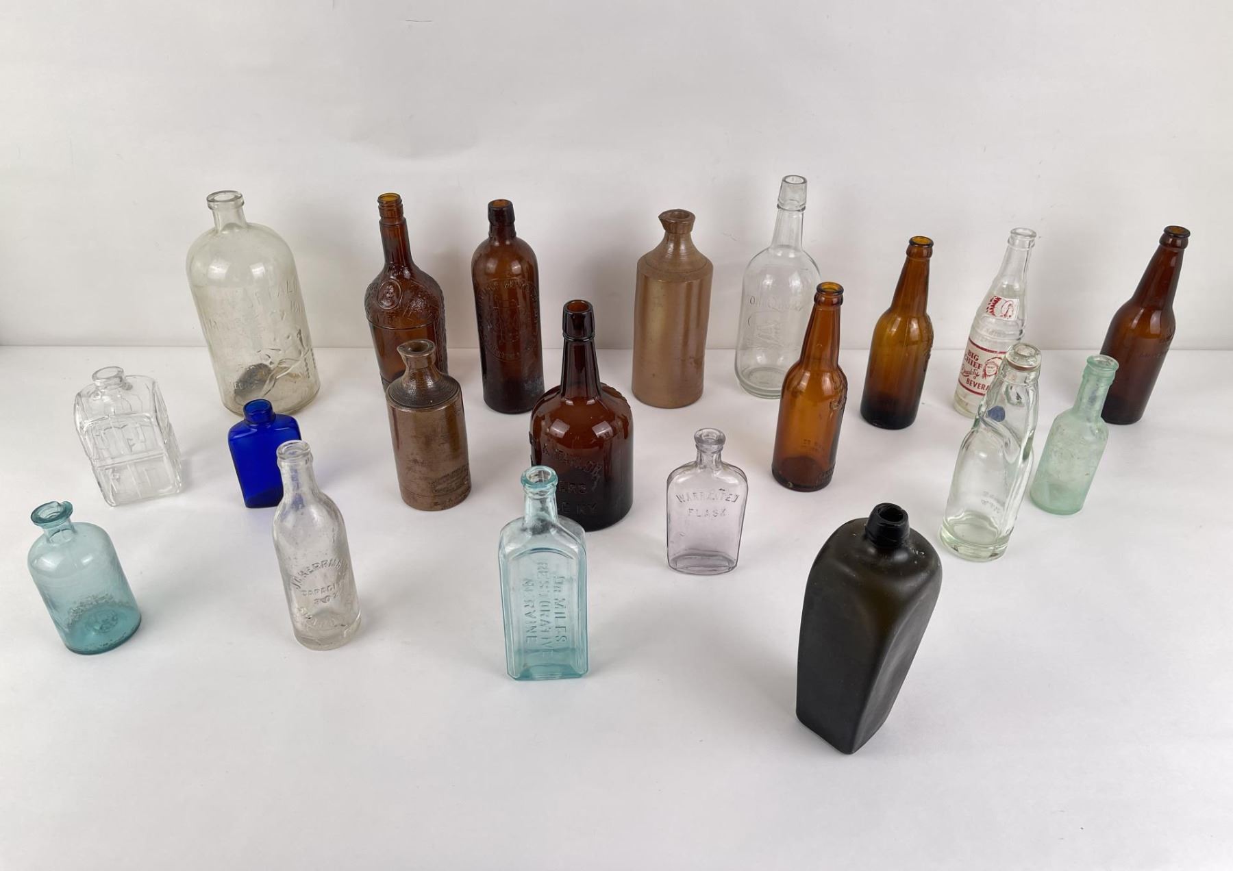 Collection of Antique Bottles