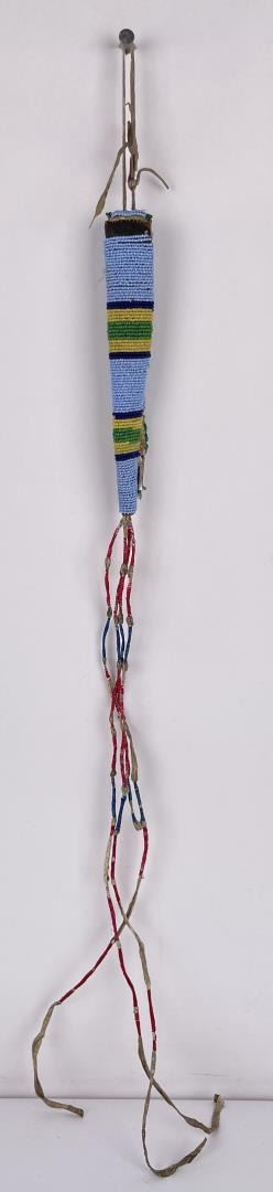 Plains Native American Indian Beaded Awl Case