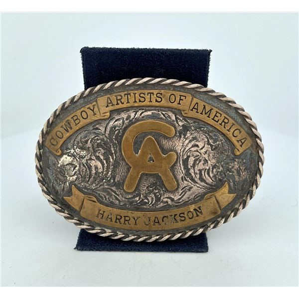 Harry Andrew Jackson Cowboy Artists Buckle