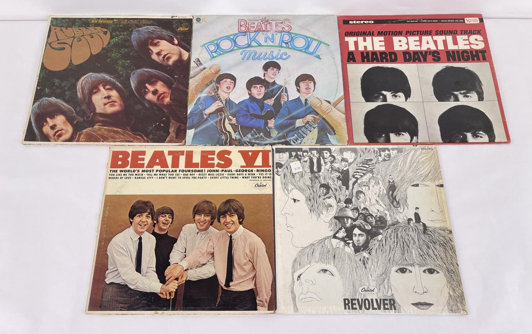 Collection Of The Beatles Record Albums