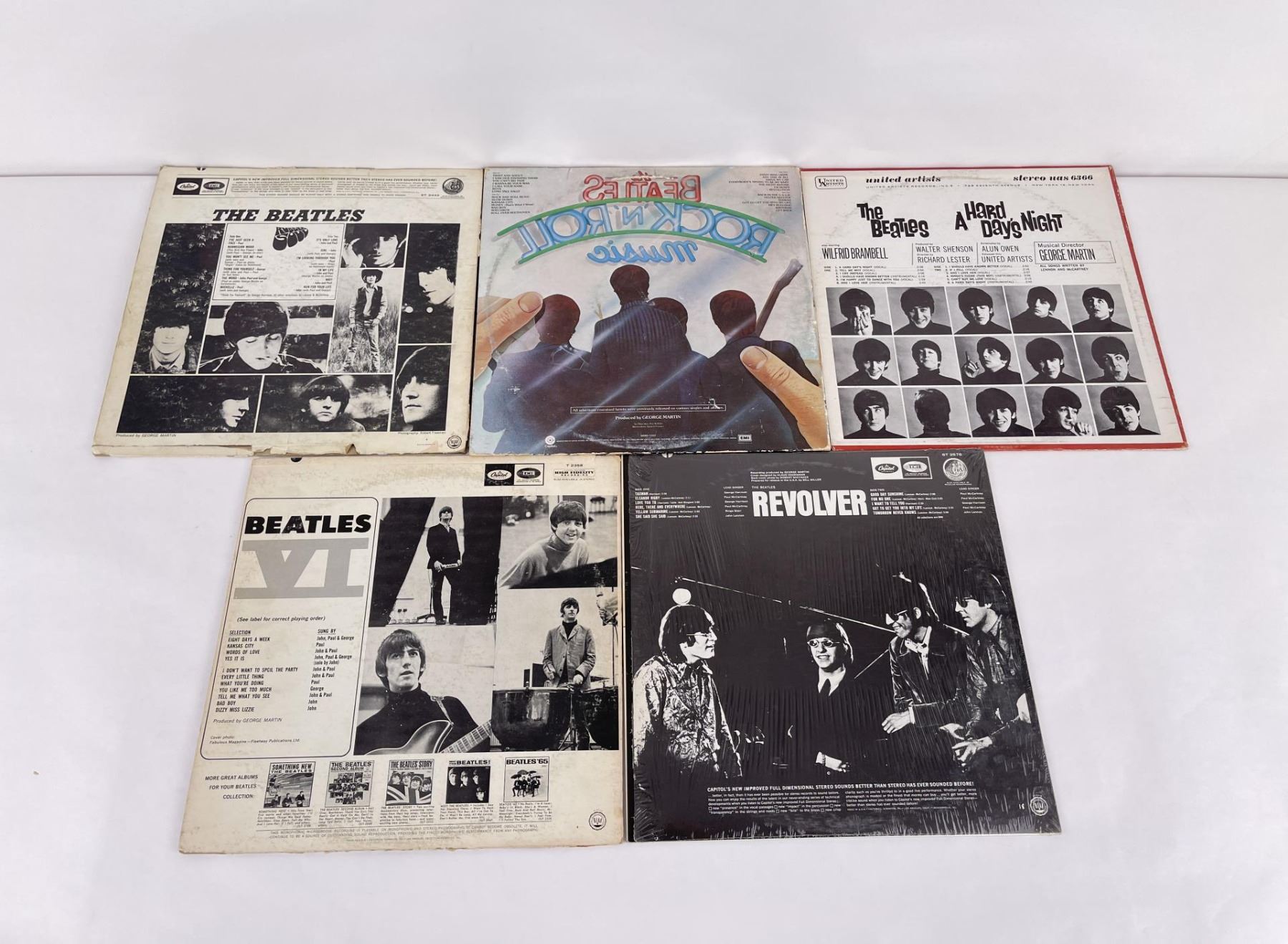 Collection Of The Beatles Record Albums